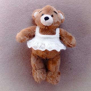 Ravelry: Cream Camisole for Teddy pattern by Esther Kate