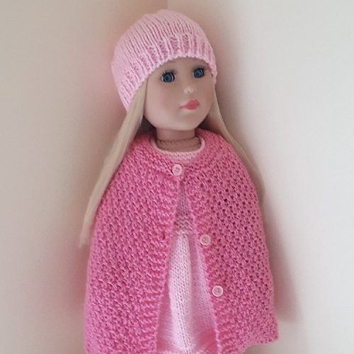 Ravelry: Fondant Cape for Doll pattern by Esther Kate