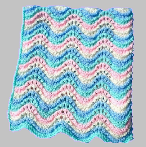 Ravelry: Swatch: Feather and Fan Stitch pattern by Esther Kate