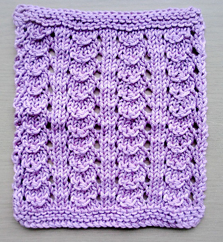 Ravelry: Swatch: Little Shell pattern by Esther Kate