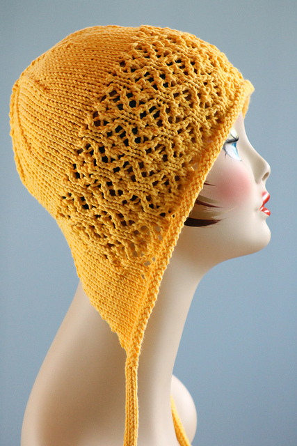 Ravelry: Floral Mesh Bonnet pattern by Gretchen Tracy