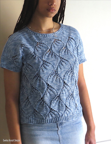 Ravelry: Magnolia Petal Tee pattern by Ewelina Murach