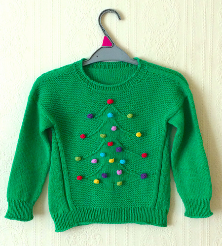 Ravelry: Christmas Tree Sweater pattern by Ewelina Murach