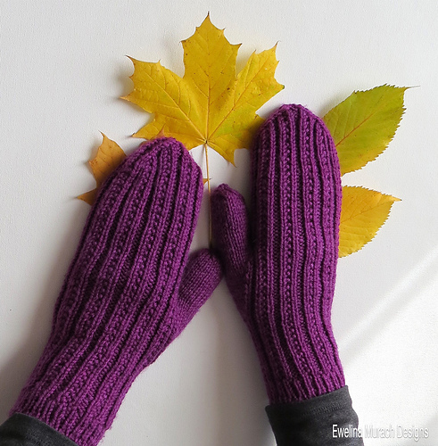 Ravelry: Beaded Rib Mittens pattern by Ewelina Murach