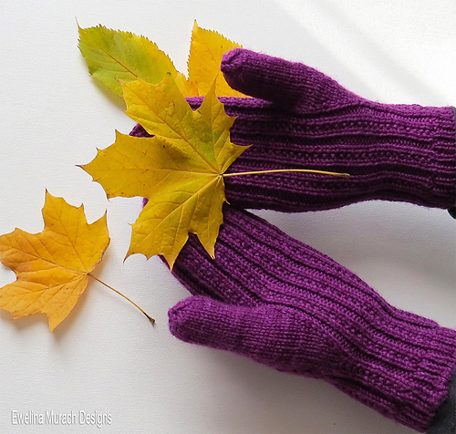 Ravelry: Beaded Rib Mittens pattern by Ewelina Murach