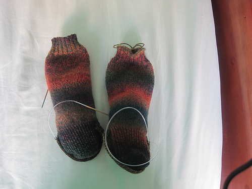 Ravelry: Easy Magic Loop Sock pattern by Courtney Aten