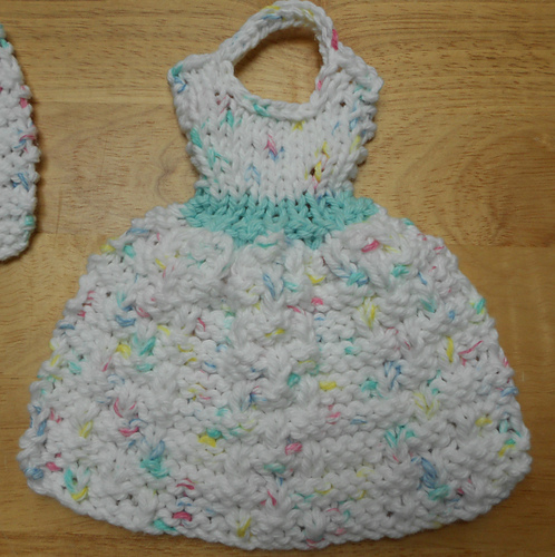 Ravelry: Let's Go to Dublin Dress Dishcloth pattern by Debbie Trainor