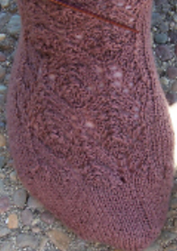 Ravelry: Thistle Lace Socks pattern by Margie Dougherty