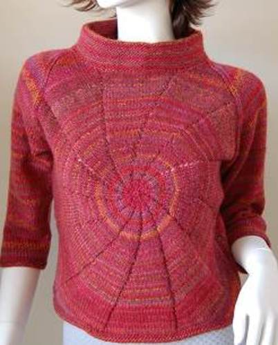 Ravelry: Taos Pinwheel Pullover pattern by Crystal Palace Yarns