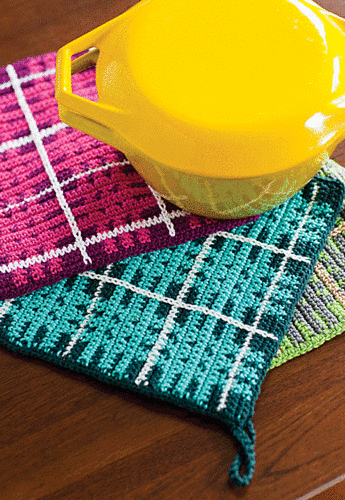 Ravelry: Tartan Pot Holders pattern by Kj Hay