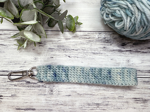 Ravelry: Easy Wristlet Keychain pattern by Amanda Saladin