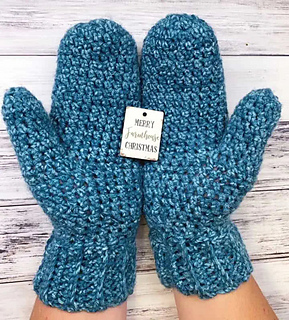 Ravelry: Easy Mittens pattern by Amanda Saladin