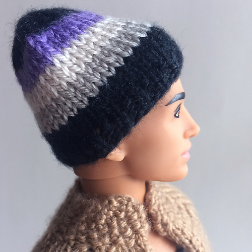 Ravelry: Cozy Knit Hat for Ken pattern by Faun Party