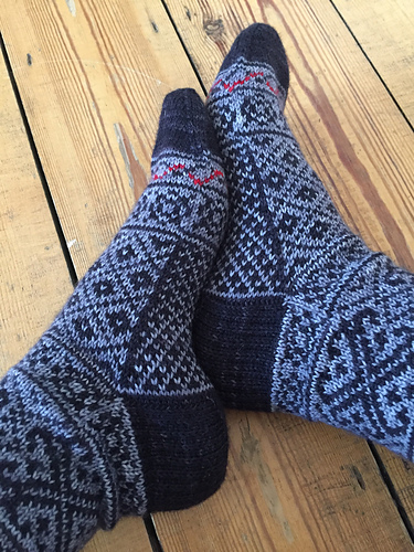 Ravelry: Retro Dream socks pattern by Kat Knight