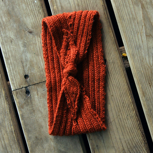 Ravelry: Wrap and Tie Headband pattern by Jenise Hope