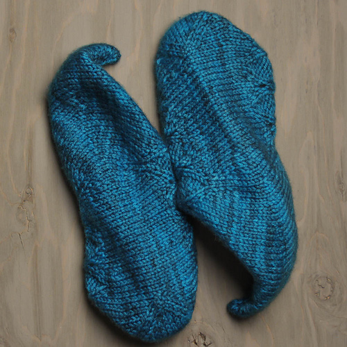 Ravelry: Persian Curled Toe Slippers pattern by Jenise Hope