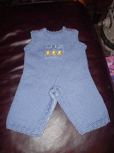 Ravelry: Baby Blue Overalls pattern by Veronica Manno