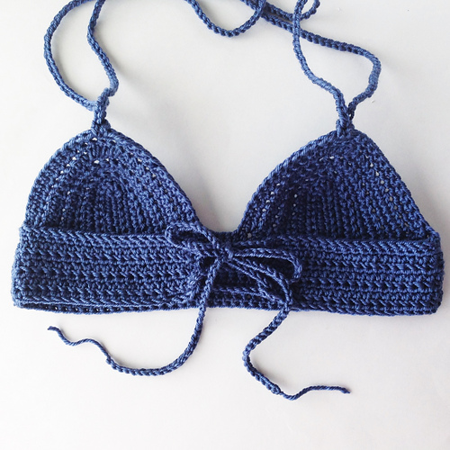 Ravelry: Triangle Bralette pattern by April Diodato