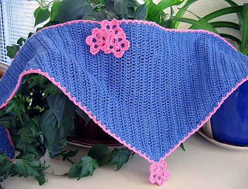 Ravelry: Summer Blue Head Scarf pattern by Kathy North