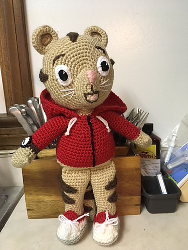 Ravelry: Daniel Tiger pattern by Jenna Wingate