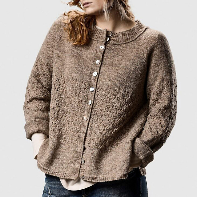 Ravelry: Leaf cardigan pattern by Sanne Fjalland Knit-Wear