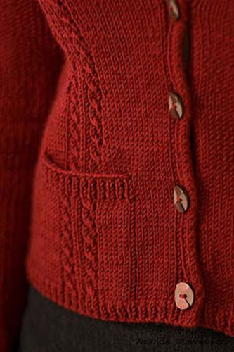 Ravelry: Refined Aran Jacket pattern by Pam Allen