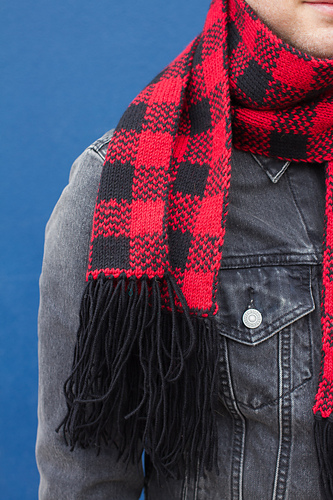 Ravelry: Buffalo double-knit scarf pattern by pamela wynne