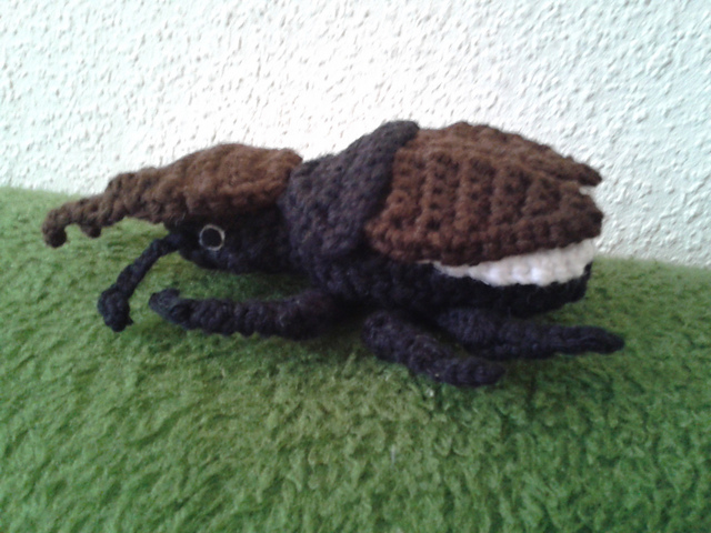 Ravelry: Amigurumi Stag Beetle pattern by Charlotte (flottelotte236)