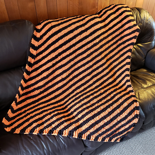Ravelry: Diagonal Striped Afghan pattern by Janet Petefish
