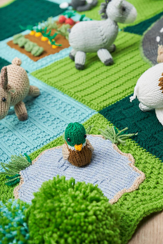 Ravelry: Patchwork Farm Playset pattern by Amanda Berry