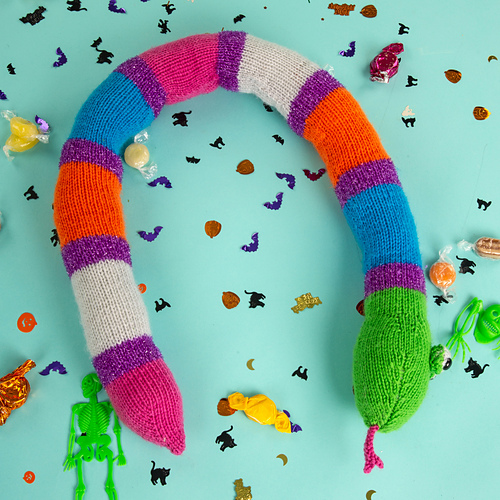 Ravelry: Pretzel the Python pattern by Amanda Berry