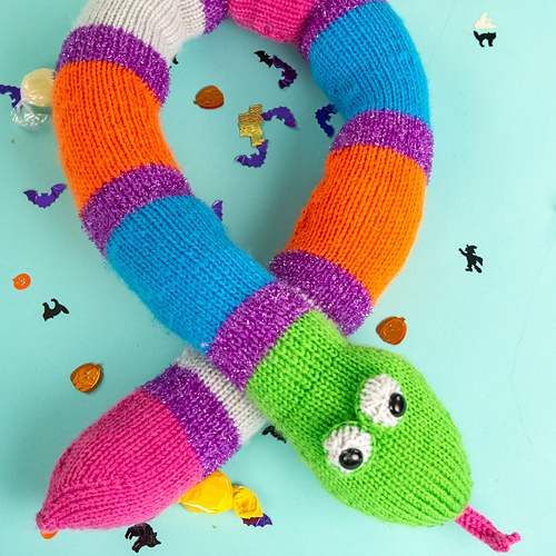 Ravelry: Pretzel the Python pattern by Amanda Berry