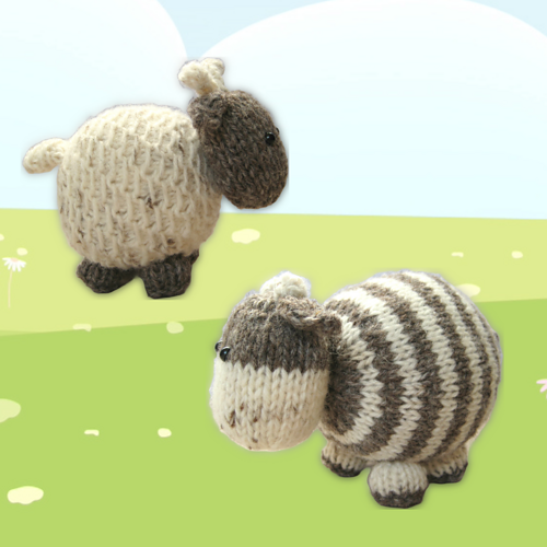 Ravelry: Bramble Goat and Chestnut Cow pattern by Amanda Berry