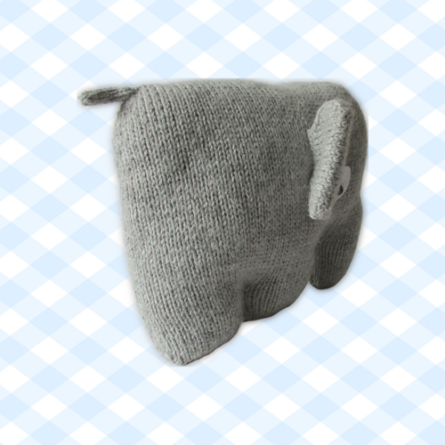 Ravelry: Elephant Cushion pattern by Amanda Berry