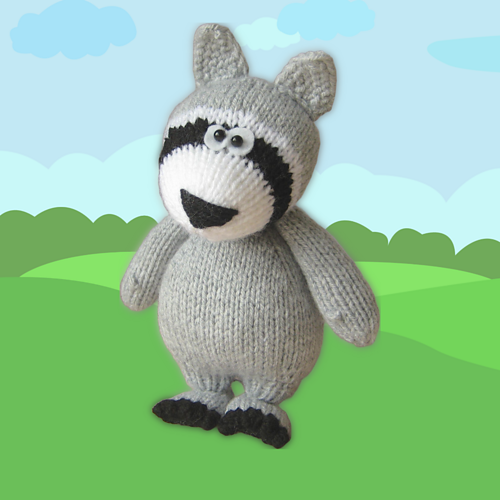 Ravelry: Ricky the Raccoon pattern by Amanda Berry