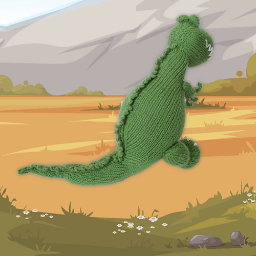 Ravelry: Trex and Bronty Dinosaurs pattern by Amanda Berry