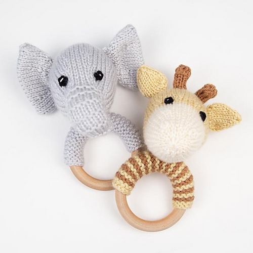 Ravelry: Animal Baby Rattles pattern by Amanda Berry