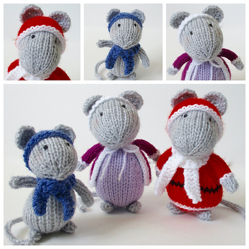Ravelry: Festive Mice pattern by Amanda Berry