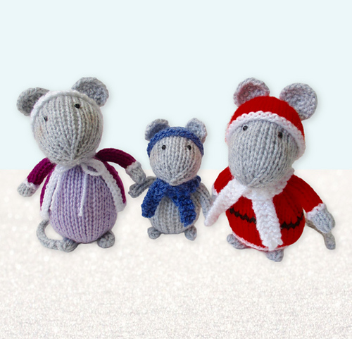 Ravelry: Festive Mice pattern by Amanda Berry