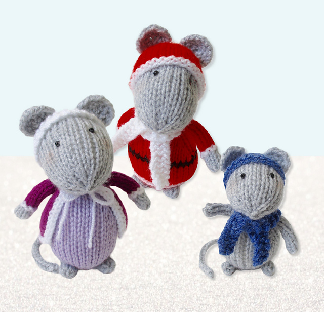 Ravelry: Festive Mice pattern by Amanda Berry