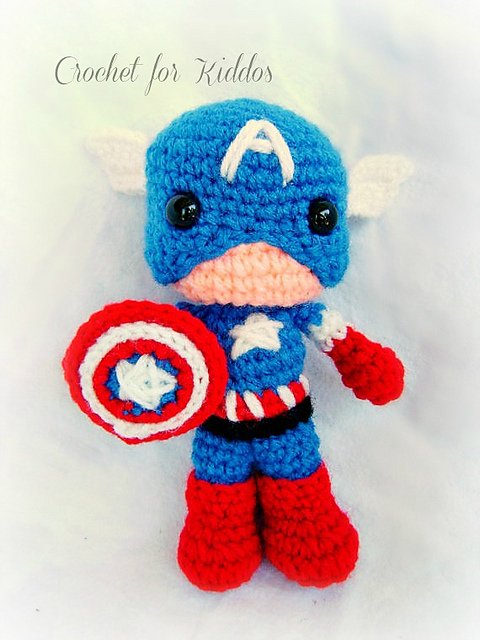 Ravelry: Captain USA pattern by Crochet for Kiddos