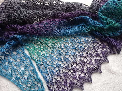 Ravelry: Deep Forest Shawl pattern by Nikolett Corley Designs
