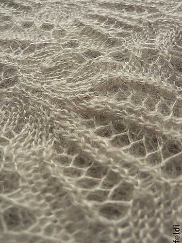 Ravelry: Panna Frost Flower Lace Shawl pattern by Foldi knit