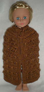 Ravelry: Cloak for AG or Other 18" Doll pattern by Pat Ford