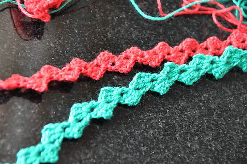 Ravelry: Crochet ric-rac pattern by Kate Ulman