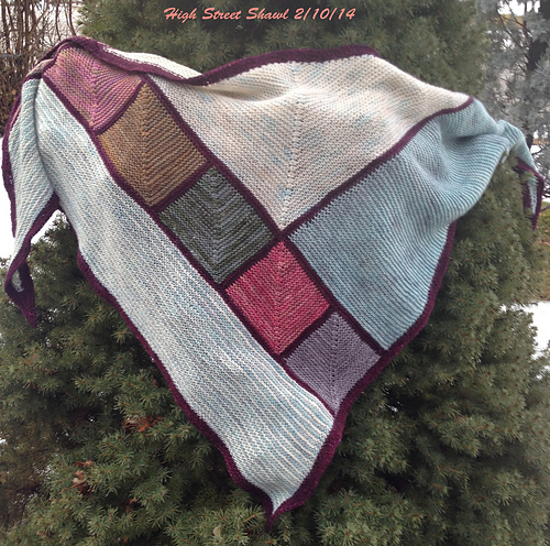Ravelry: High Street Shawl pattern by Nancy Whitman