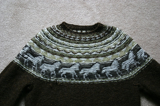 Ravelry: frazzledknitter's Horse Sweater