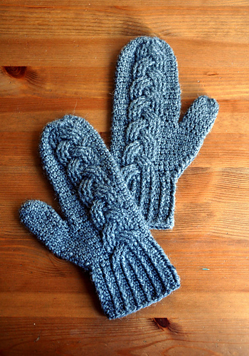 Ravelry: Dutch Braided Cable Mittens pattern by Brenda K. B. Anderson