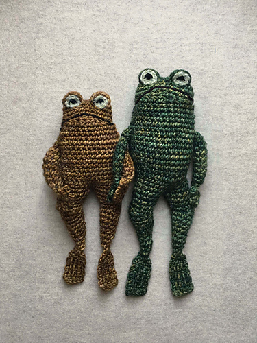 Ravelry: Frog and Toad Crochet pattern by Kristina Ingrid McGowan