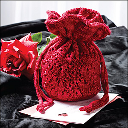 Ravelry: Beaded Heart Reticule pattern by Amy Polcyn